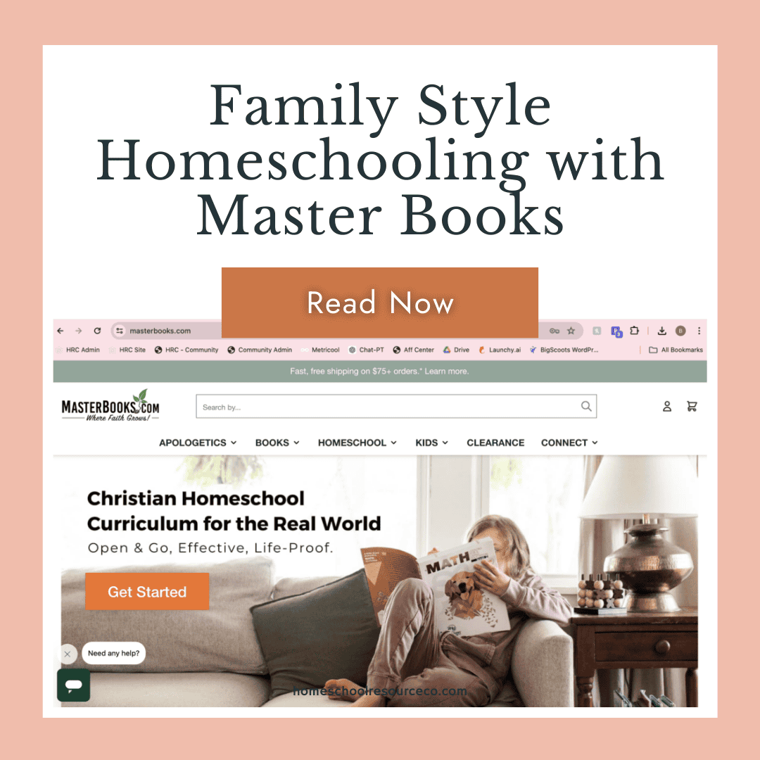 Family Style Homeschooling with Master Books